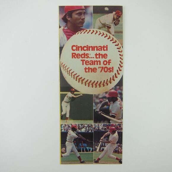 Other | Vintage 1978 Cincinnati Reds Schedule Ticket Information ...